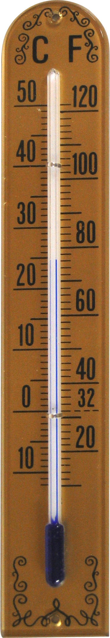 Gold Stick Thermometer - Craftime Clockery