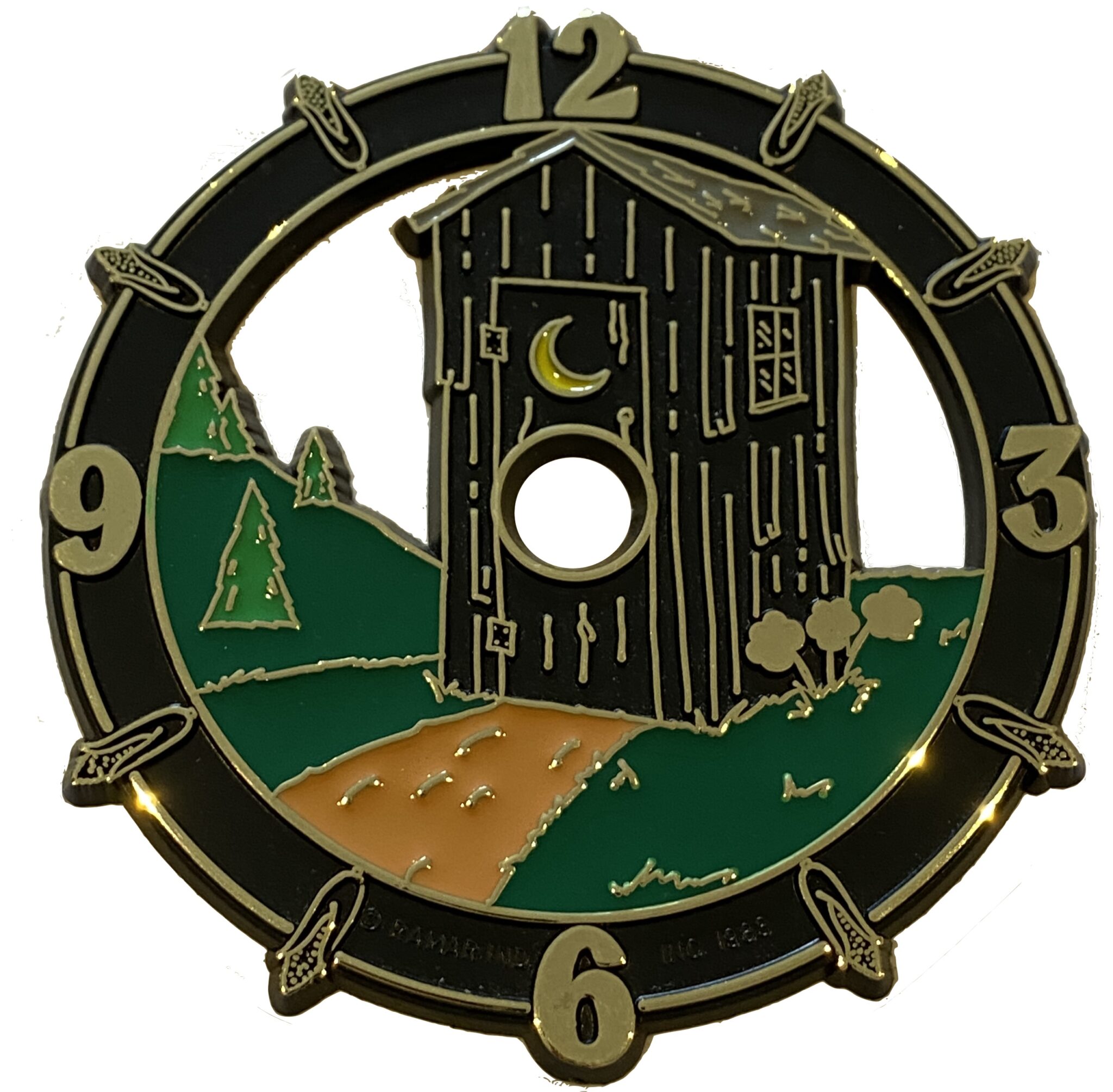 6" Vintage Clock Dial - Outhouse - Craftime Clockery